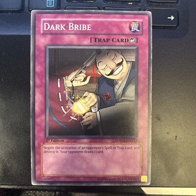 Yugioh - Dark Bribe SDWS-EN032 1st Edition Common | eBay