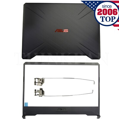 New For Asus TUF FX86 FX505 FX505DT Gaming LCD Back Cover + Fornt Bezel ...