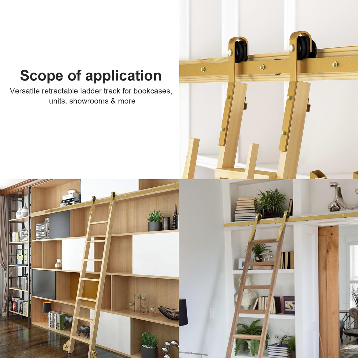 Sliding Library Ladder