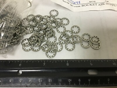 New Qty (100) 410 Stainless 1/4" Internal Tooth Lock Washers, MS35333 ...