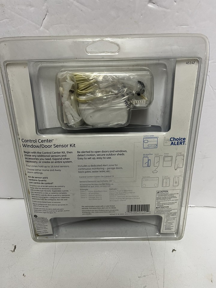 GE Wireless Alarm System Control Center Starter Kit Choice Alert ...