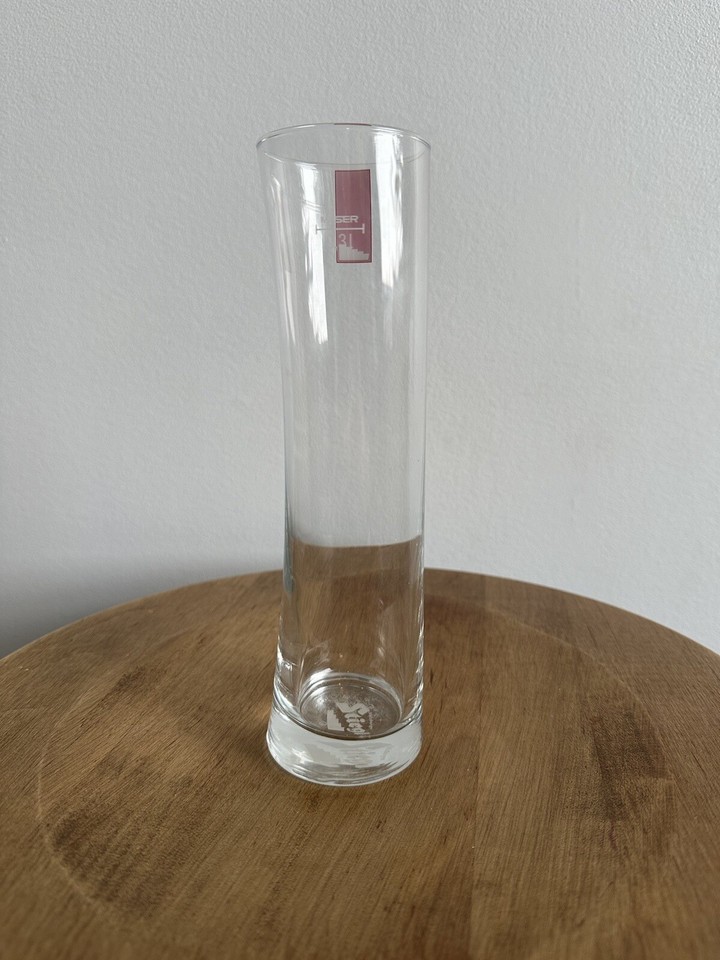 Salzburg Stiegl Stange Beer Glass 0.3 Litre Tall Skinny Glass Curbed ...