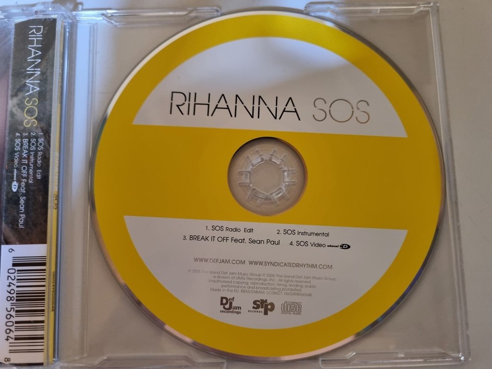 Rihanna - SOS CD Maxi Europe | eBay