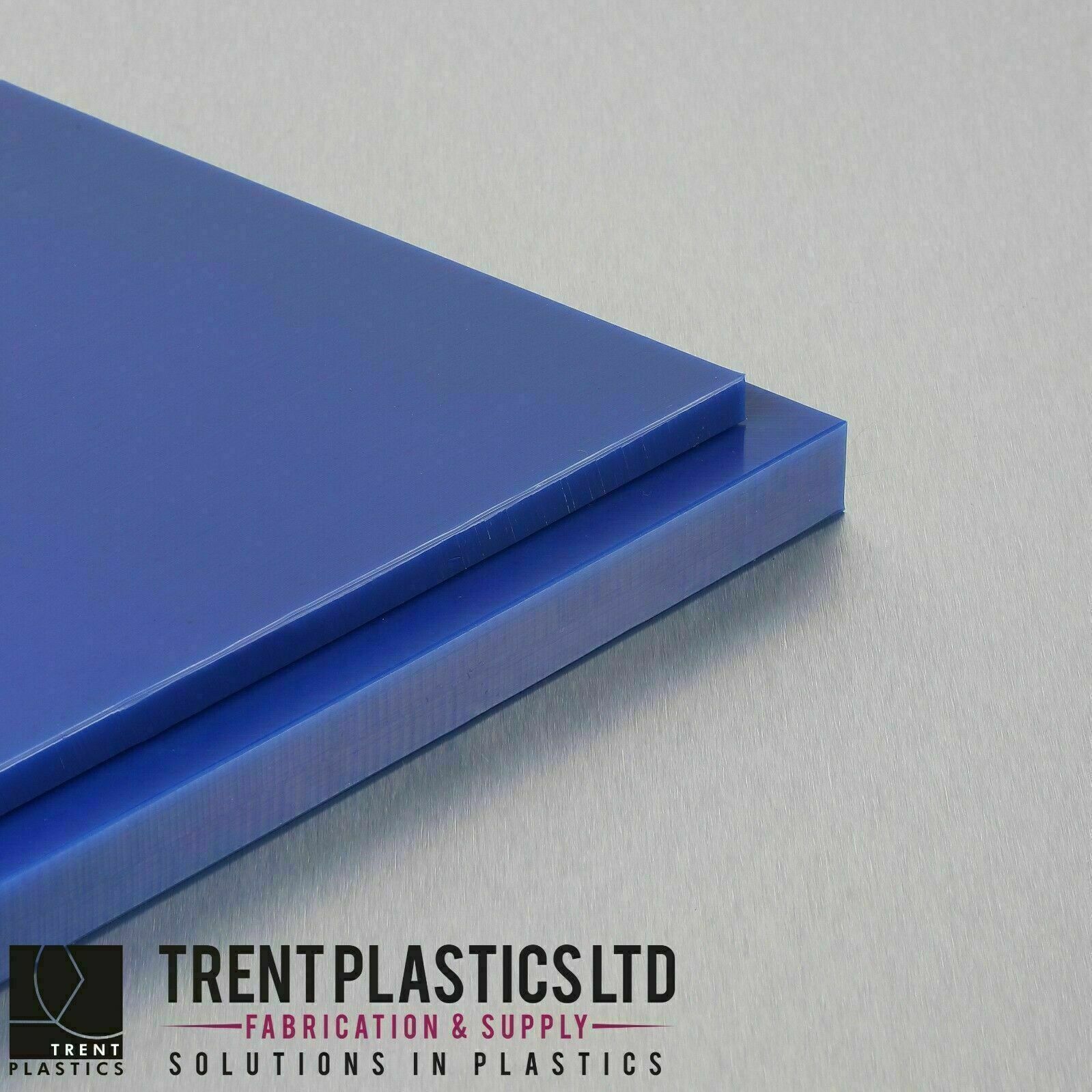 Blue Acetal Sheet - Copolymer Delrin POM C, Engineering Plastic, Cut to ...