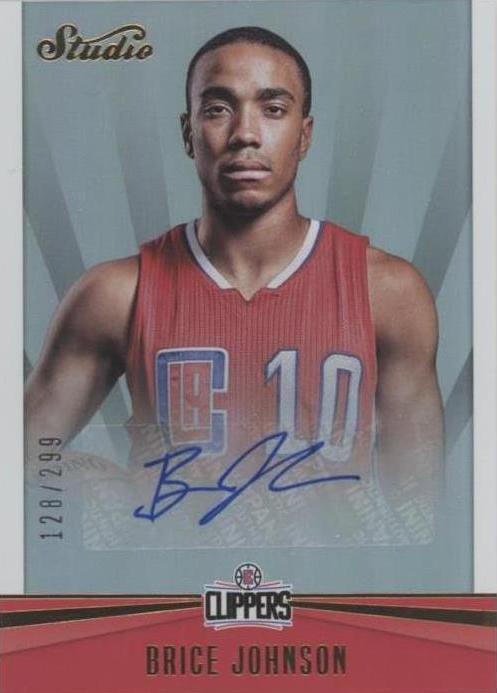 2016-17 Panini Studio - Studio Signatures Brice Johnson #34 /299 (AU ...