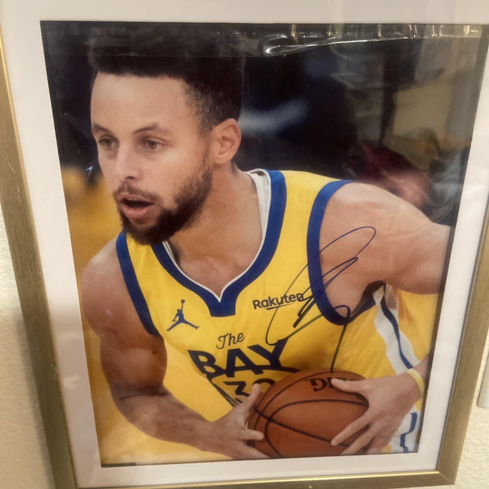 Stephen Steph Curry Warriors Autographed Signed FRAMED 8x10 photo - W ...