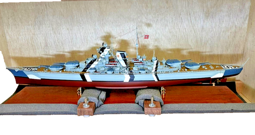 KMS Bismarck German Battleship Model 28" Museum Quality 1:350M Pacific ...