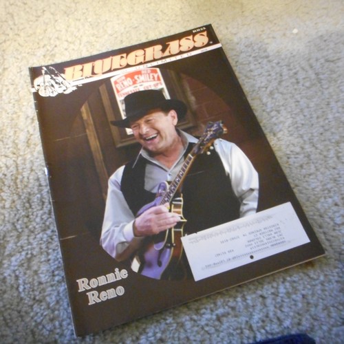 Ronnie Reno Covers Bluegrass Unlimited Magazine July 2013 | eBay