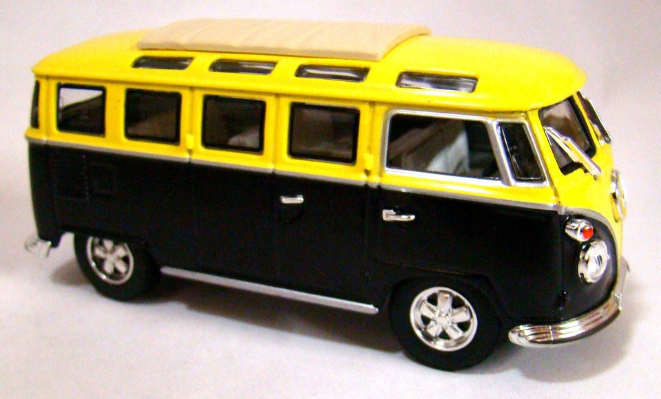 1962 Volkswagen Microbus Black/Yellow 1:43 Scale Signiture Series New ...