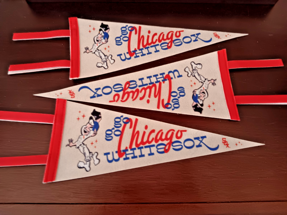 Go Go Chicago White Sox Felt Pennants 12 Inches Lot of 3 | eBay