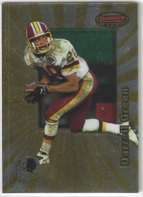 1998 Bowman's Best #72 Darrell Green Washington Redskins Texas A&I HOF ...