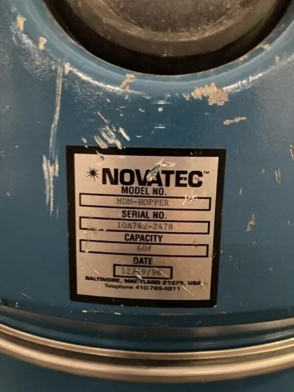 Novatec Processing Drying Hopper w/ Vacuum Receiver Conair AR-5 | eBay