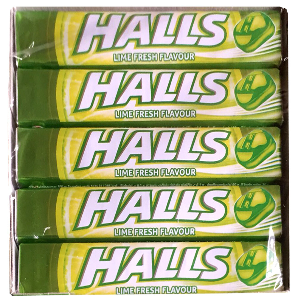 HALLS SWEETS CHERRY MENTHOL, HONEY - LEMON, COOLWAVE, MILD SPEARMINT ...
