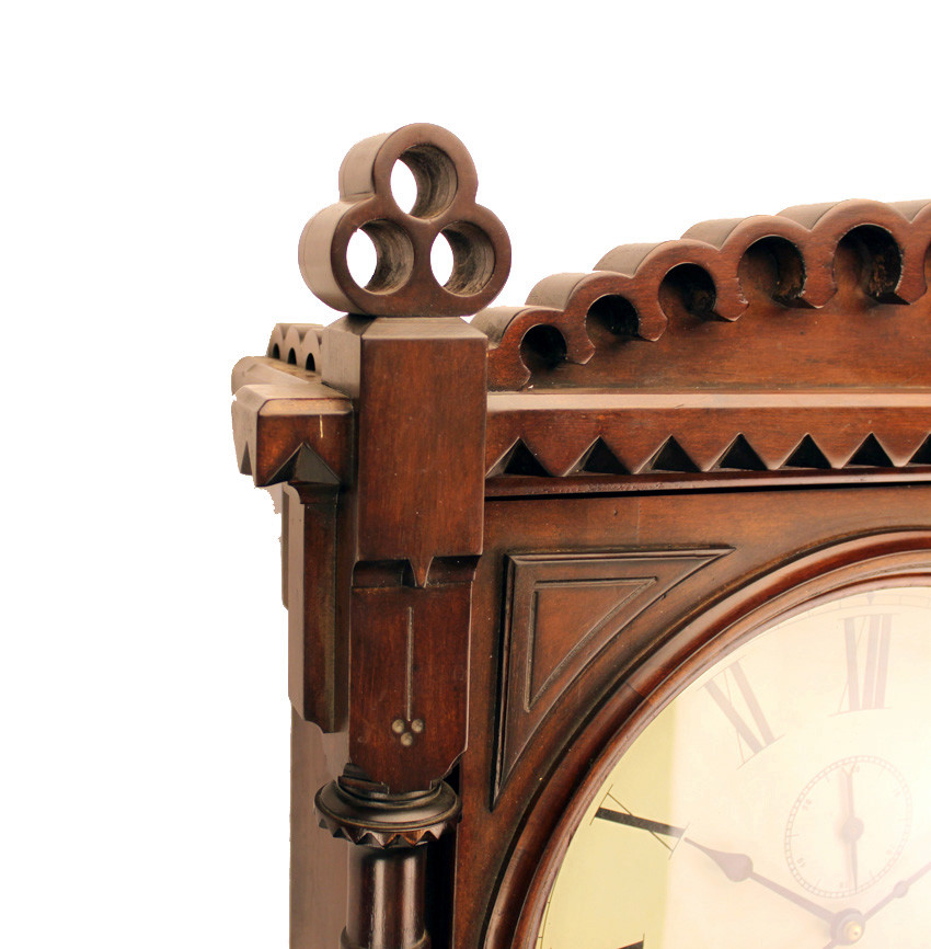 50"H Seth Thomas Double Dial Office Perpetual Calendar No 5 Regulator ...