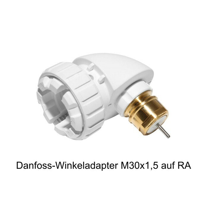 Heizungsventiladapter Ventiladapter RA RAV RAVL Winkeladapter Danfoss ...
