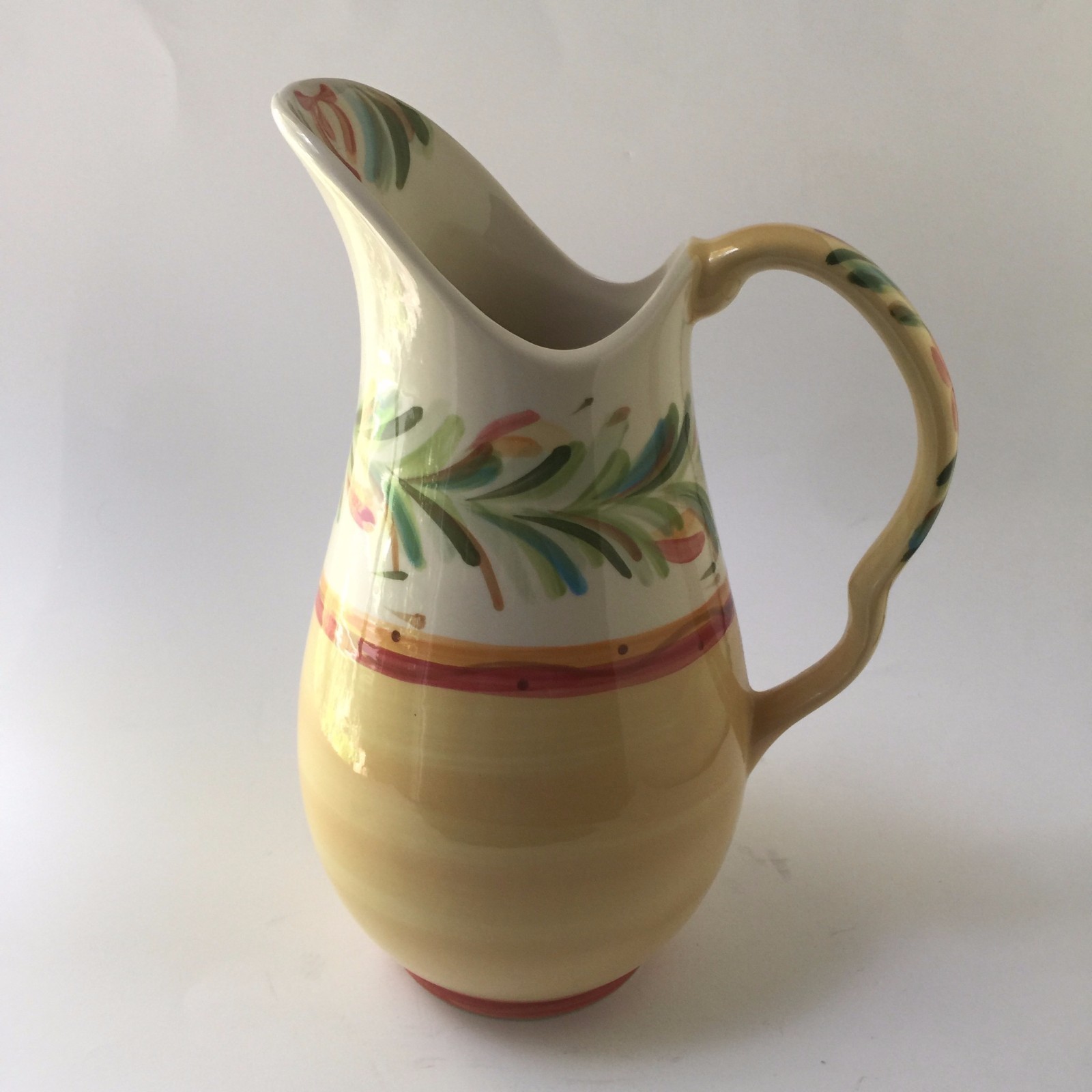 Gail Pittman Pottery SLAH Tall 90 Oz Pitcher Siena Southern Living at ...