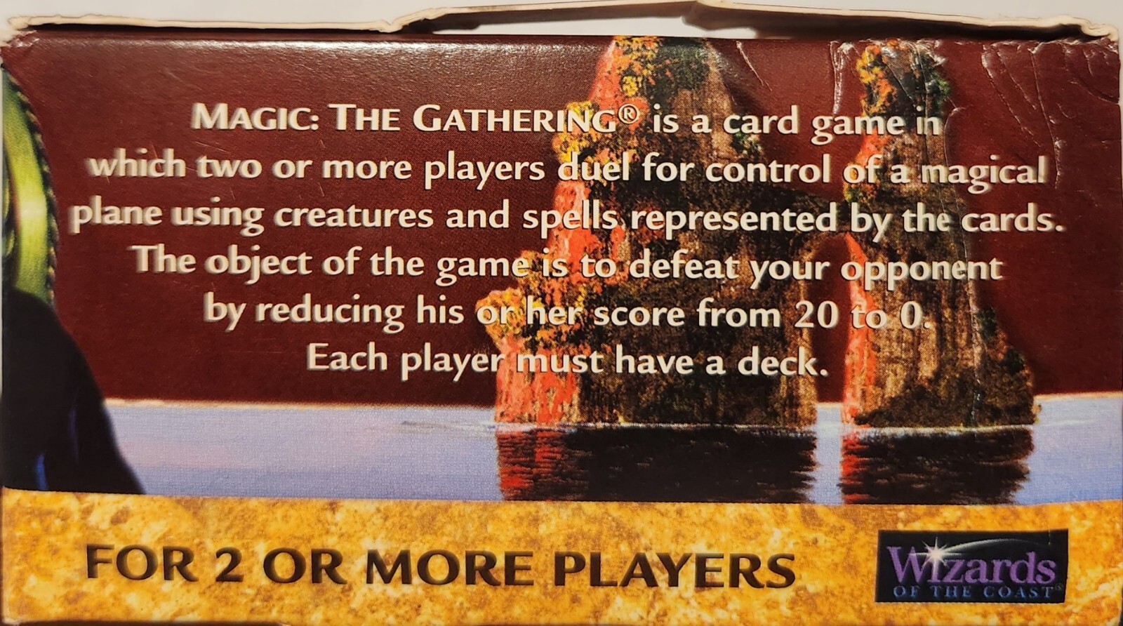 MTG: 5TH EDITION Booster Pack display box; moderate wear, NO CARDS ...