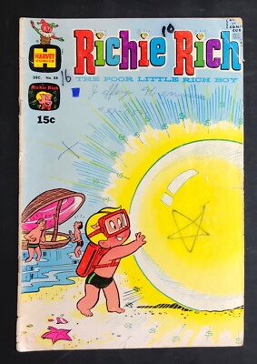 Richie Rich #88 Harvey Comics Bronze Age Poor Little Rich Boy g/vg | eBay