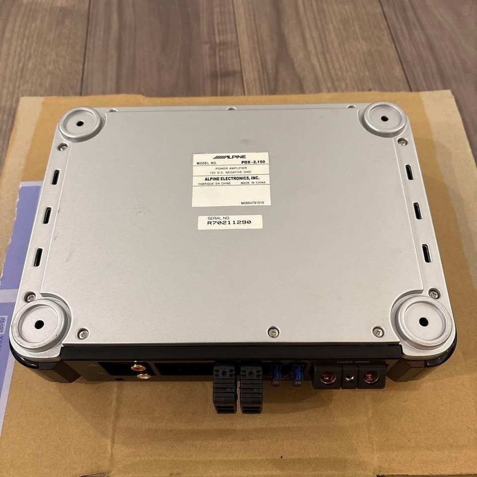 Alpine PDX-F4 4-Channel Car Amplifier Digital Power Amp Tested From ...