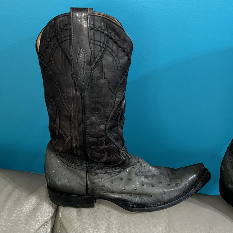 Cuadra Ostrich Traditional Cowboy Western Boot made by Cuadra 10.5 | eBay