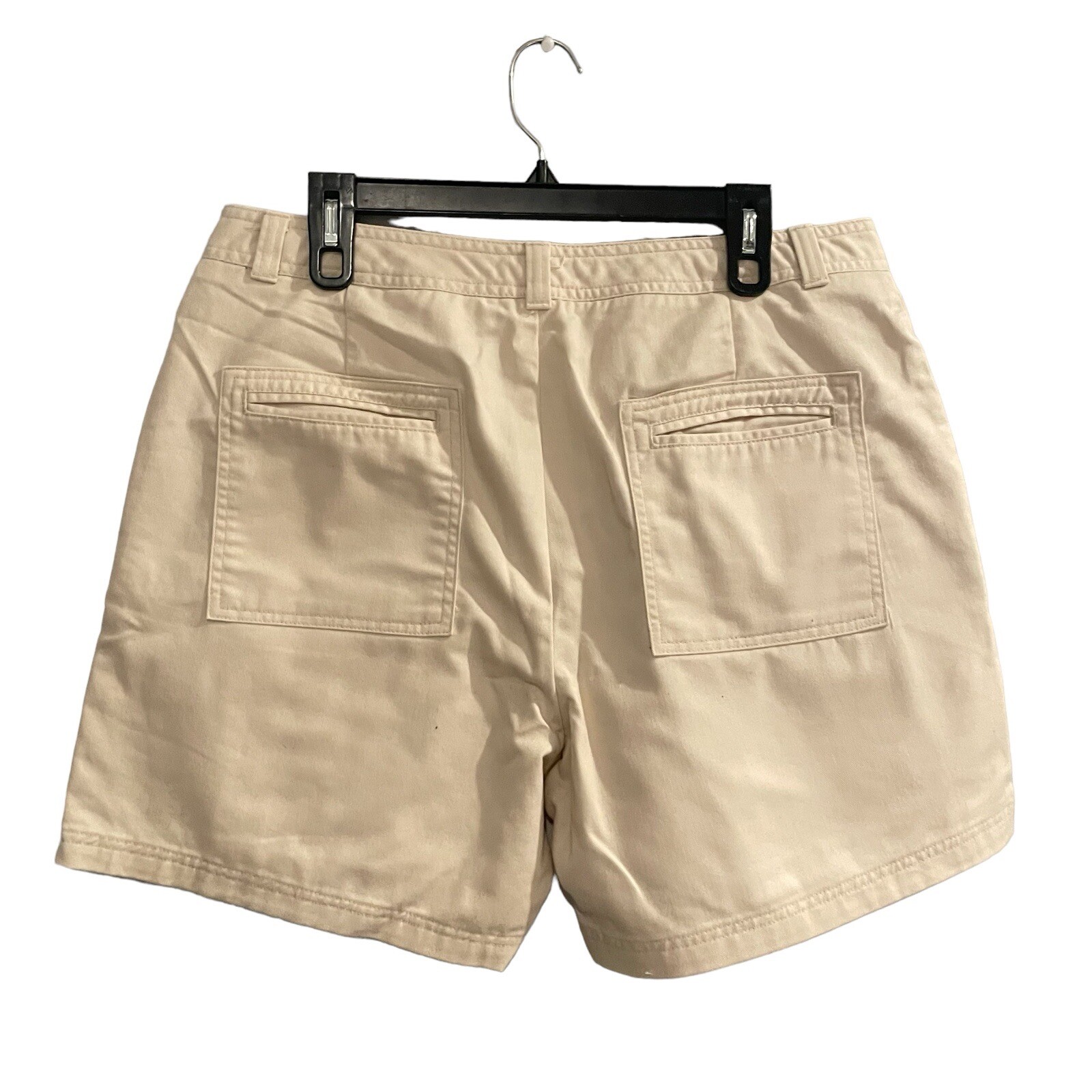 Dockers Womens Beige Cotton Chino Shorts Size 14 | eBay