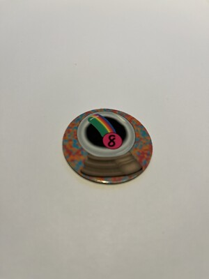 Vintage 1990s POG 8 Ball Crystal Rainbow Color HTF RARE Game Toy Milk ...