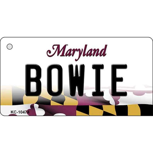 Bowie Maryland State License Plate Tag Key Chain KC-10474 | eBay