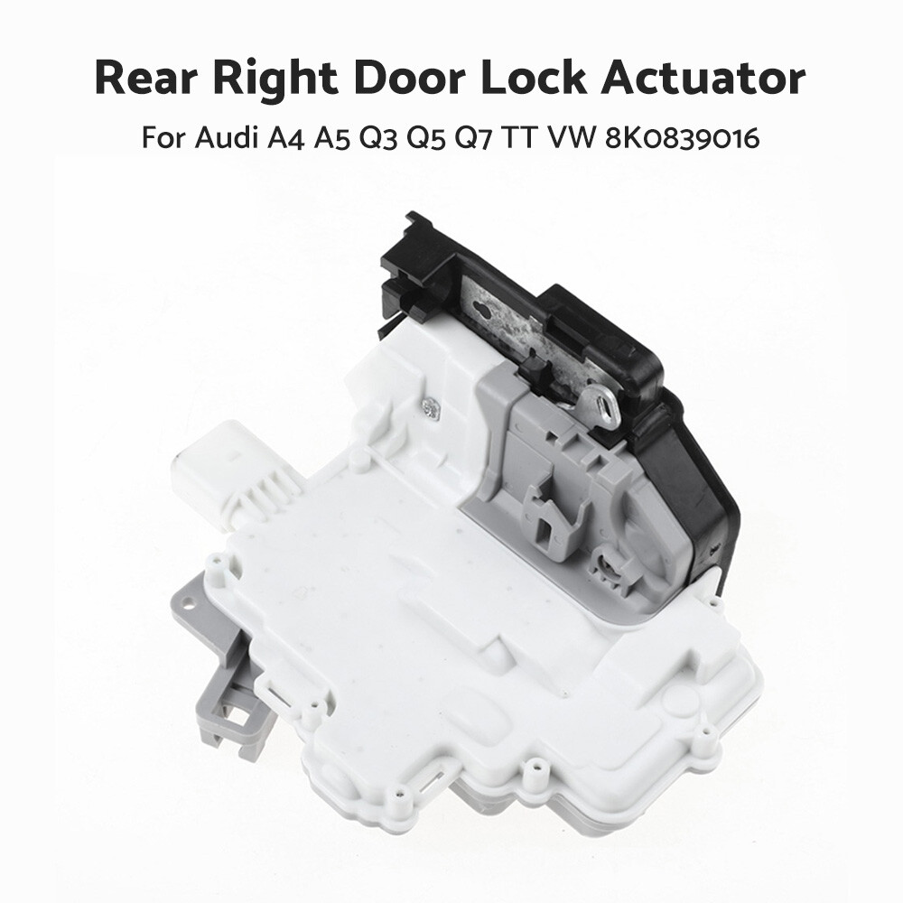 Door Lock Mechanism Actuator Rear Right Fit Audi A4 A5 Q3 Q5 Q7 TT VW ...
