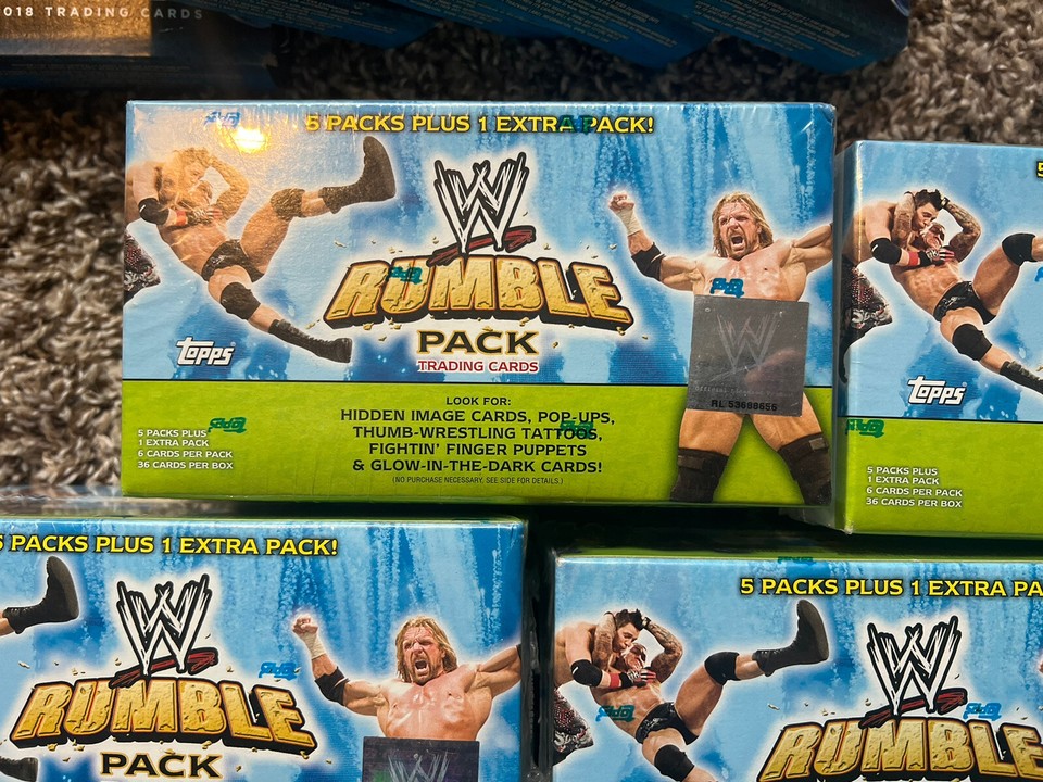 WWE Topps trading card boxes variety FACTORY SEALED (Lot of 13) | eBay
