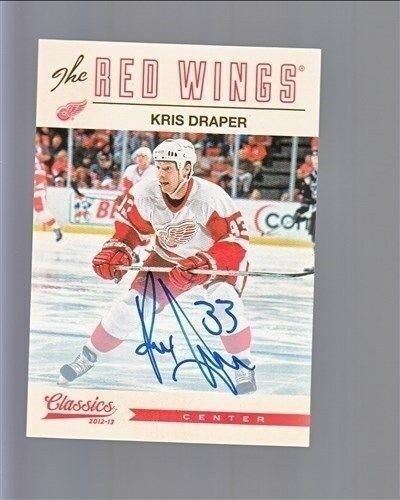2012-13 Classics Signatures Autographs #92 Kris Draper | eBay