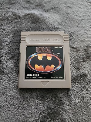 Batman (Nintendo GameBoy, 1989) Japan Ed. - DMG-BBA Tested and working ...