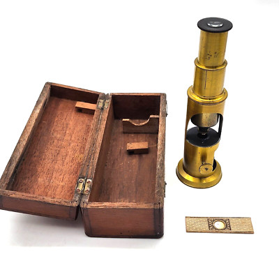 Microscopes & Lab Equipment - Antique Microscope Wood