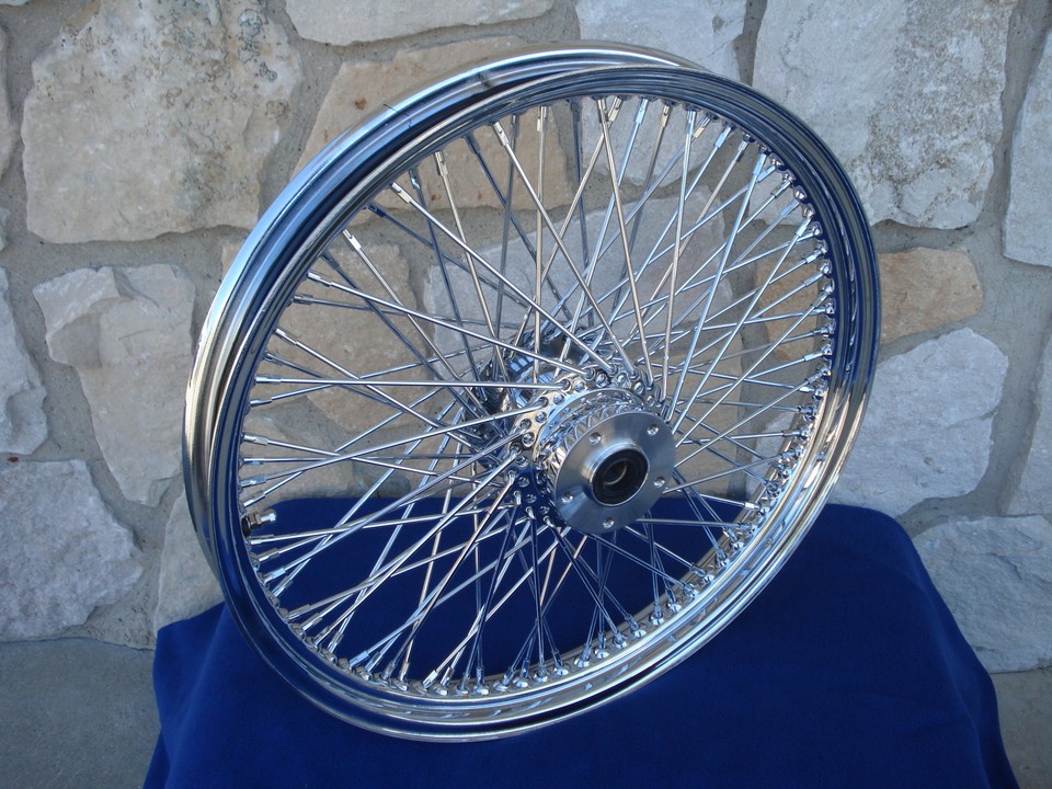 80 SPOKE FRONT WHEEL 21X2.15 FOR HARLEY SOFTAIL & CHOPPER 1984-99 FXST ...