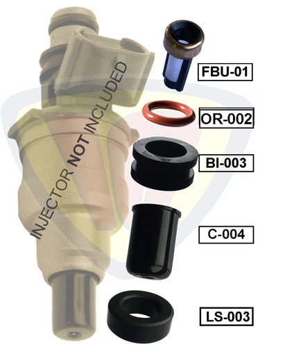 Fuel Injector Repair Kit to suit Mazda 323 Astina BG (BPD S0HC) 89-96 1 ...