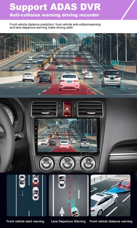 USB Dash Cam 170° Wide Angel Night Vision ADAS 720P HD Camera G-sensor Car DVR | eBay