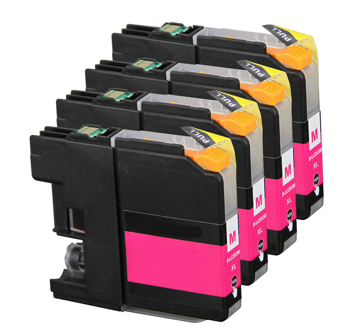 4P XL MAGENTA Printer Ink fits LC203 LC201 MFC-J480DW MFC-J5320DW MFC ...