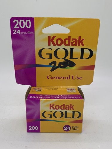 Kodak Gold 200 Speed 24 Exposure 35 mm Film NIB Made in USA Exp 03/2001 ...