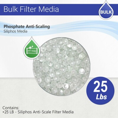 Siliphos / SLOW PHOS / Lime Anti Scale Polyphosphate Beads Filter Media ...