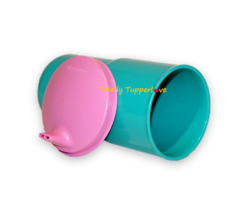 Tupperware Tabletop Tumbler 12 oz. G Cup w/ Domed Sipper Seal Teal ...
