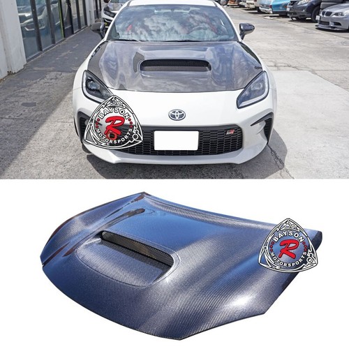 Fits 22-26 Subaru BRZ / Toyota GR86 ST-Style Bonnet Hood (Carbon Fiber ...