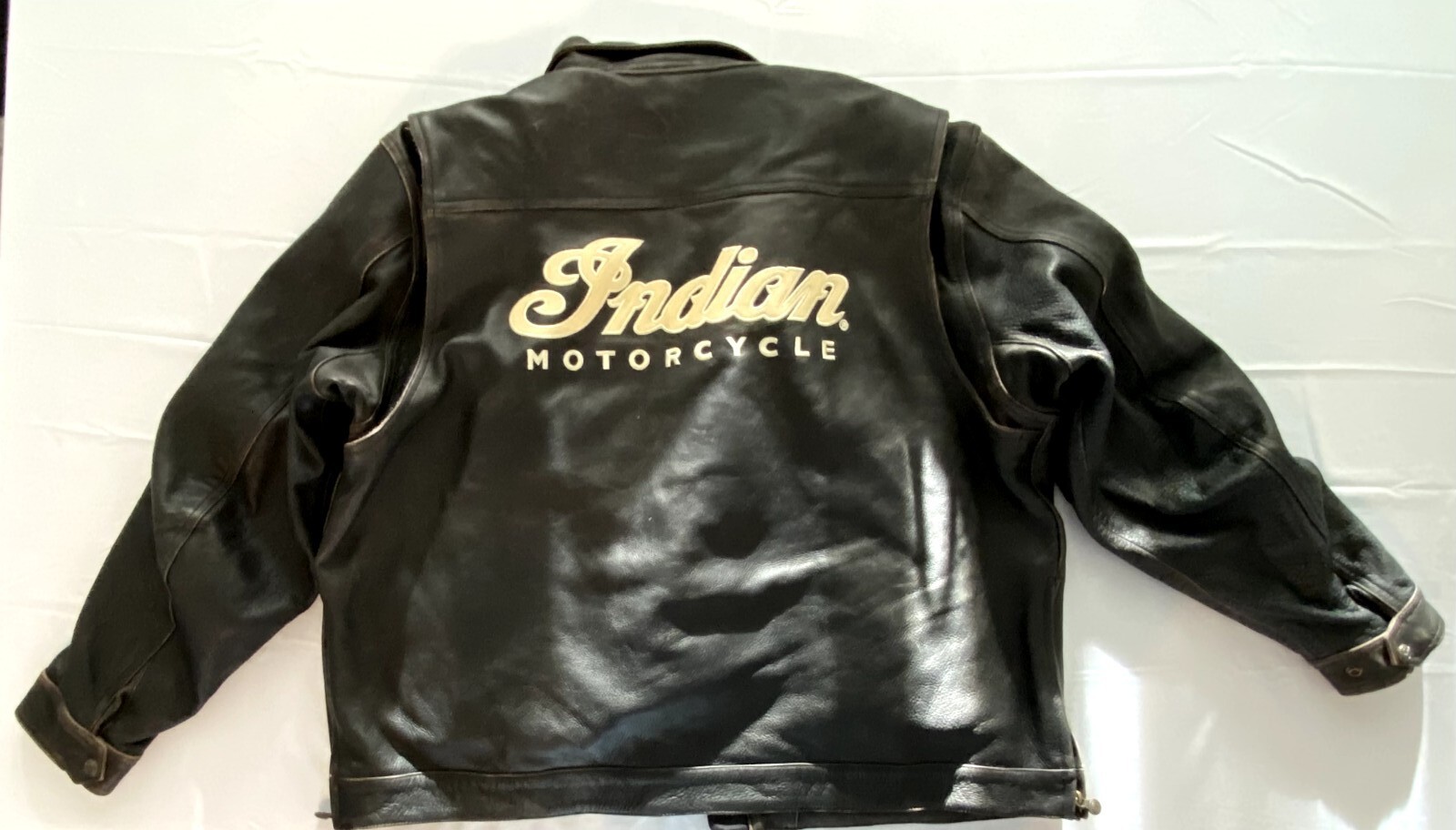 Indian Motorcycle Men's Leather Classic Riding Jacket w/ removable ...