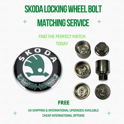 SKODA LOCKING WHEEL NUT BOLT KEY MASTER KEY REMOVER - SEND PICTURE, 24H ...