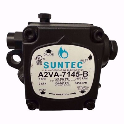 SUNTEC A2VA-7145 RH-RH 3450 RPM 3 GPH 150/200# A2VA7145 A2VA-7145B | eBay