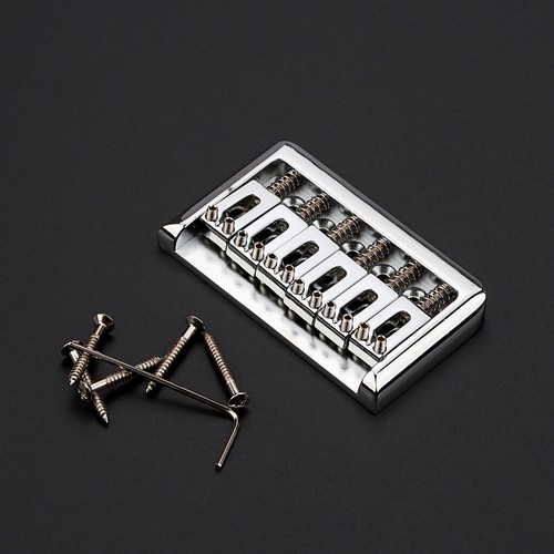 6 String Fixed Hardtail Bridge for Strat Tele Electric Guitar ...