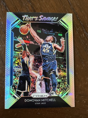 2018-19 Panini Prizm - That's Savage! Donovan Mitchell #6 Silver Prizm ...