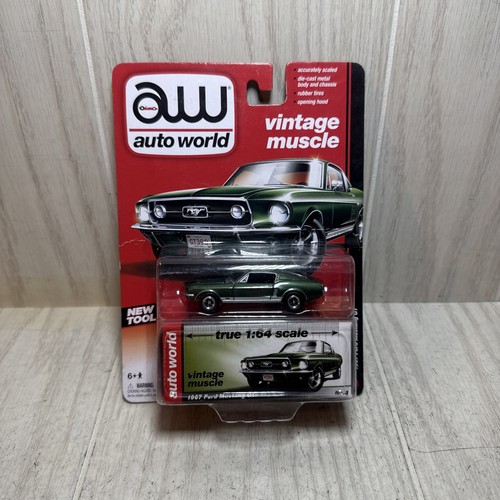 Auto World Vintage Muscle 1967 Ford Mustang GT Green AW | eBay