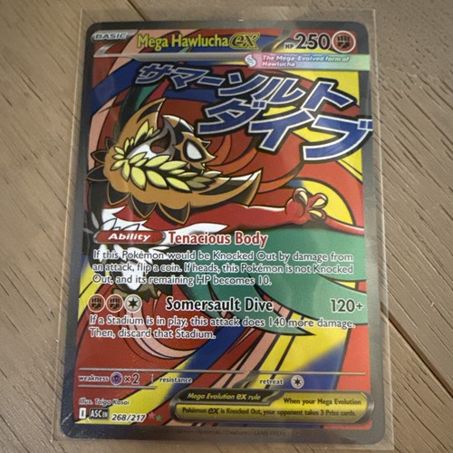 Mega Hawlucha EX 268/217 (Mega Attack Rare) - Ascended Heroes - Pokemon ...