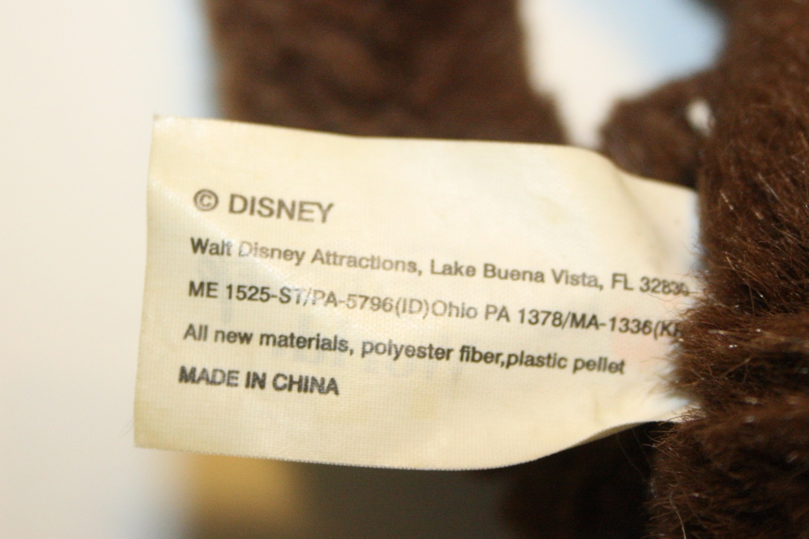 Monkey Animal Kingdom Plush 17" Walt Disney World Stuffed Animal ...