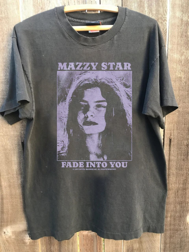Mazzy Star Fade Into You Charcoal Remake Short sleeve Unisex T shirt | eBay