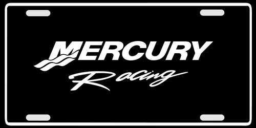 Mercury Offshore Boat Speed RACING TEAM Laser Engraved Front License ...
